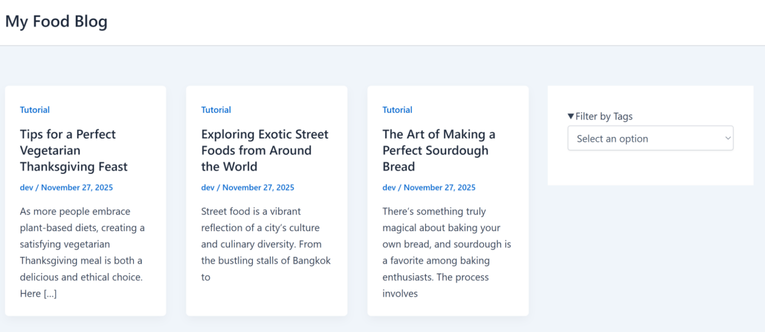 How to Filter Blog Posts by Tags in WordPress (4 Simple Steps)
